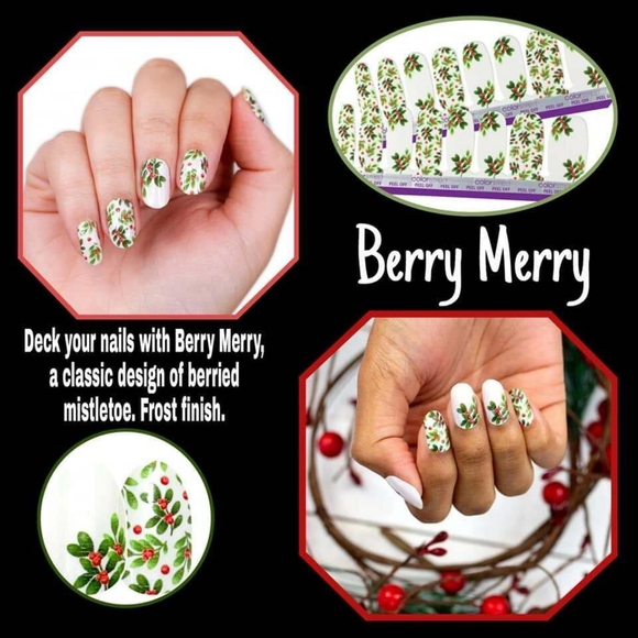 Color Street | Makeup | Berry Merry Color Street Nip Retired | Poshmark